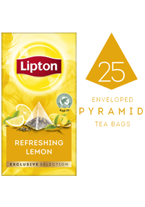 Beverage: Refreshing Lemon Pyramid Tea